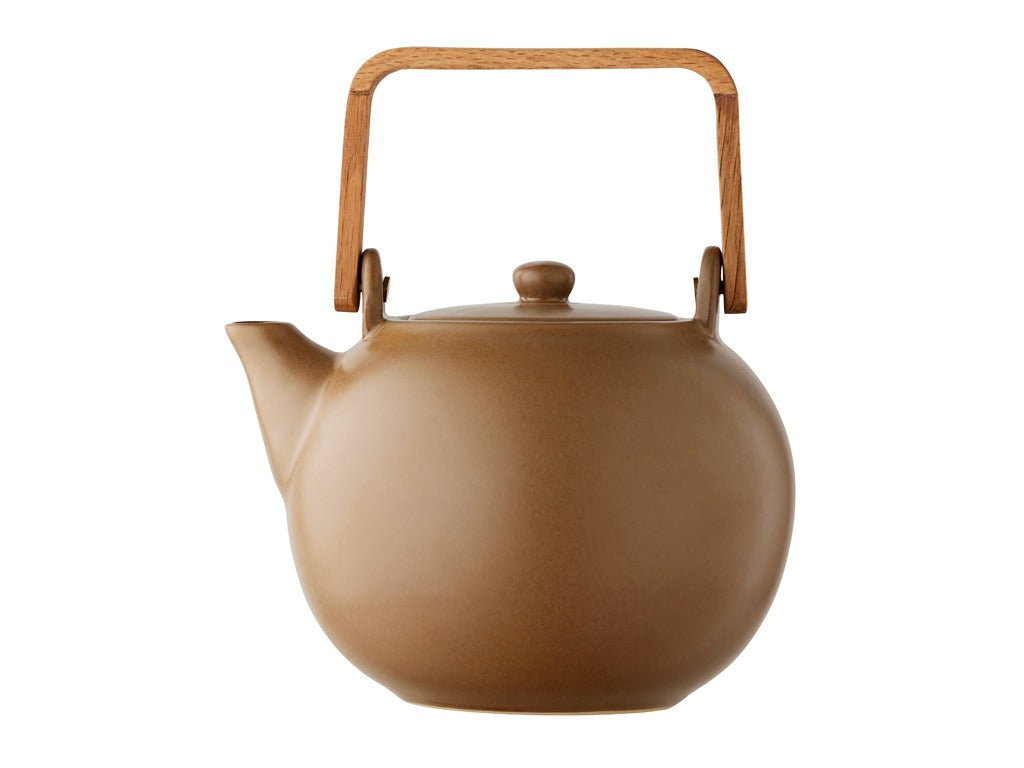 Tea pot w. tea strainer Wood 1 2 Litre Wood – Forma House B2B