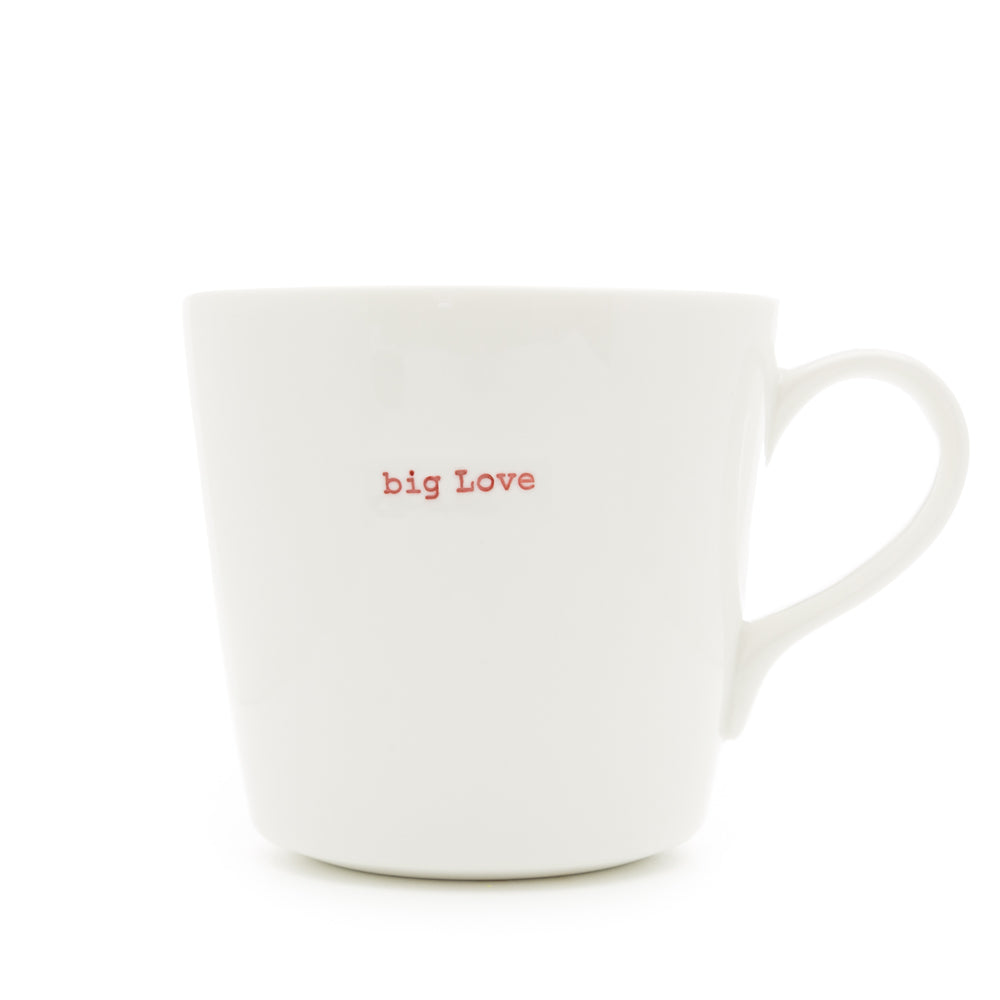 Bucket Mug Large - 500ml - Big Love (Red) – Forma House B2B