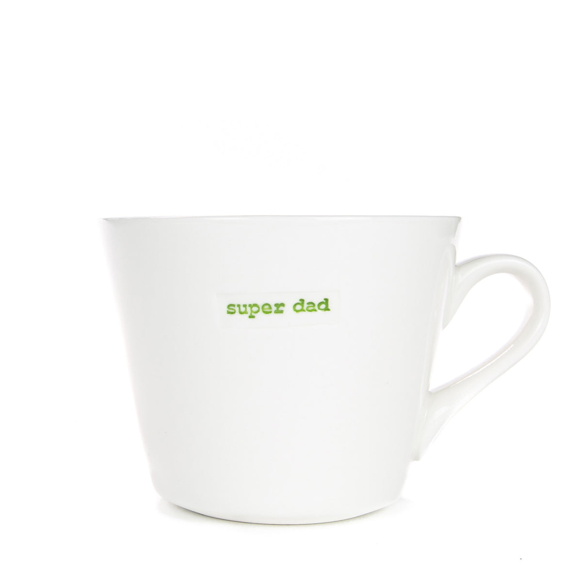 Bucket Mug Medium - 350ml - Super Dad (Green) – Forma House B2B