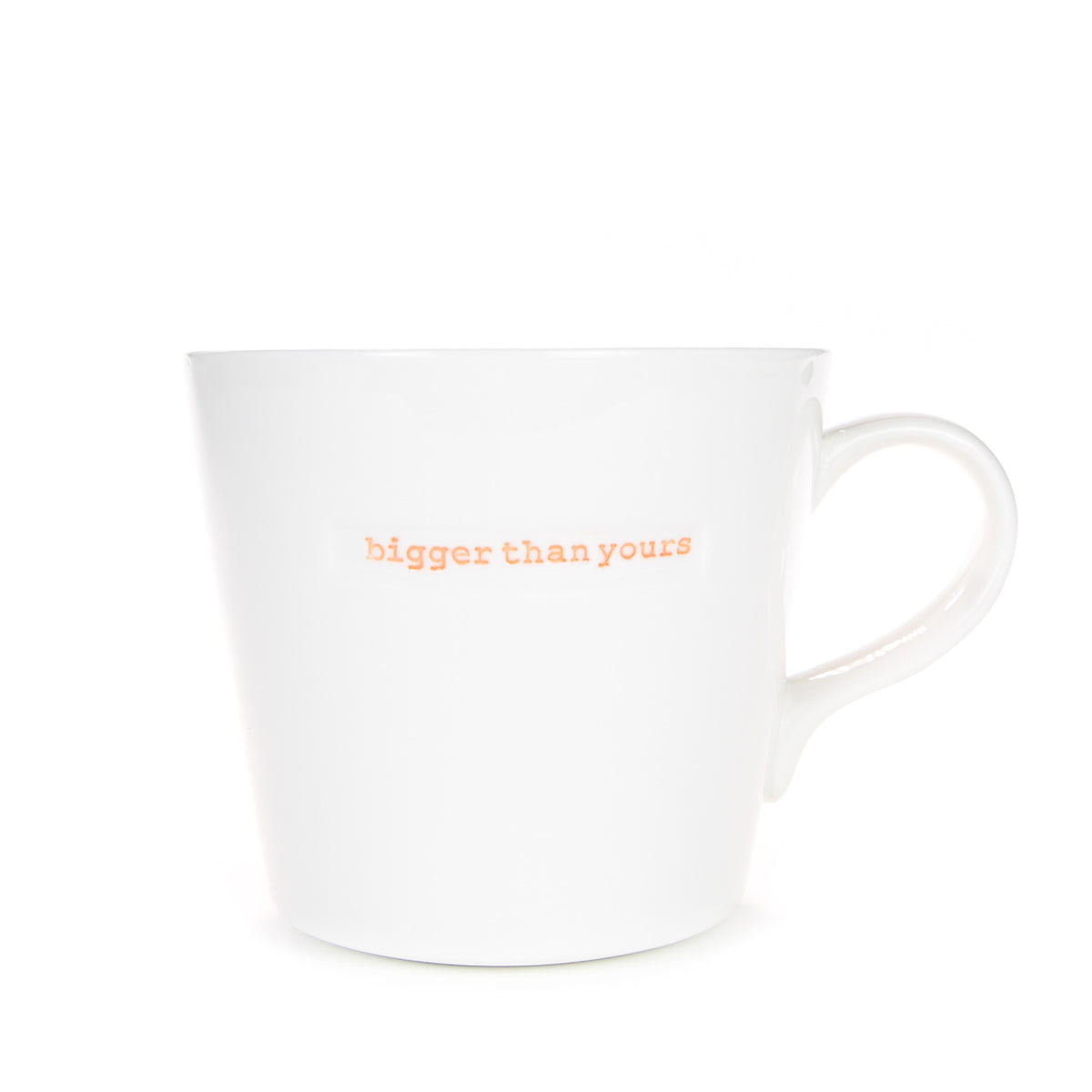 Bucket Mug Large - 500ml - Bigger Than Yours (Orange) – Forma House B2B