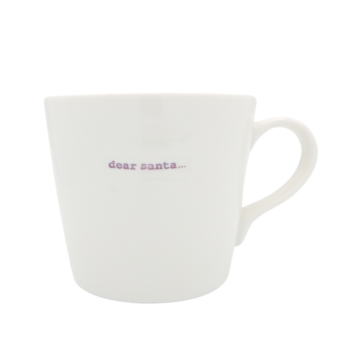 Bucket Mug Large - 500ml - Dear Santa (Lilac) – Forma House B2B