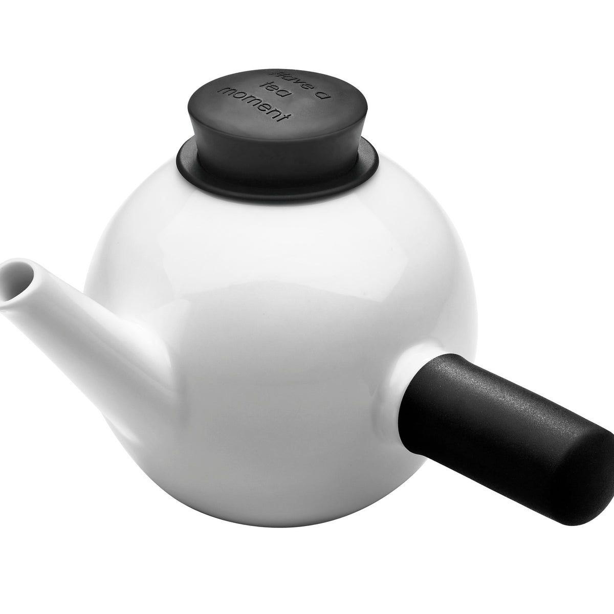 Porcelain Teapotwith Side Handle- Black – Forma House B2B